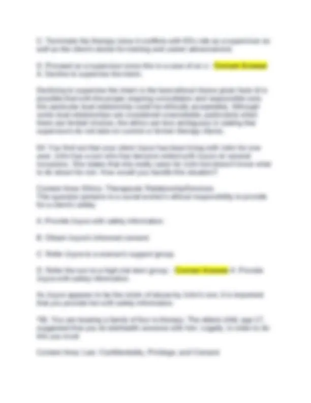 LCSW Law & Ethics Practice Test: 150 Questions and Answers | Exams ...