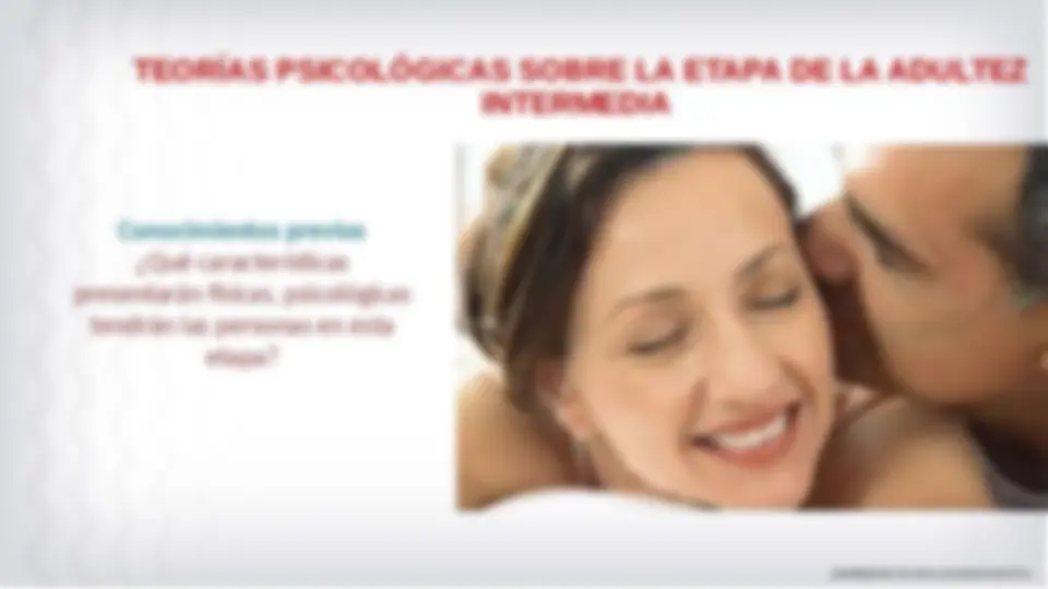 Psicología y Evaluación del Desarrollo Humano II: La Adultez Intermedia | Monografías, Ensayos ...