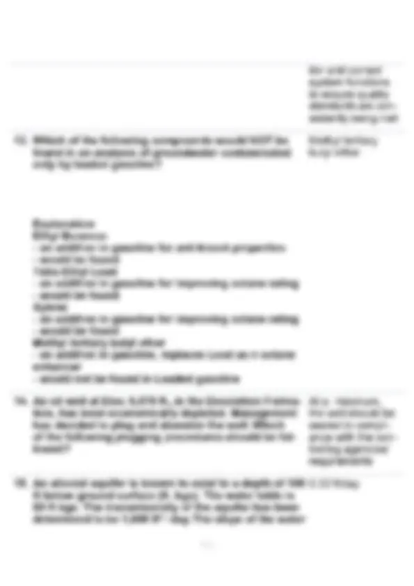 Asbog exam walkthrough (PG) Questions And Answers | Exams Geology | Docsity