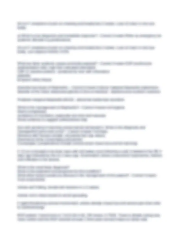 Ophthalmology Written Exam Questions and Answers | Exams Advanced Education | Docsity