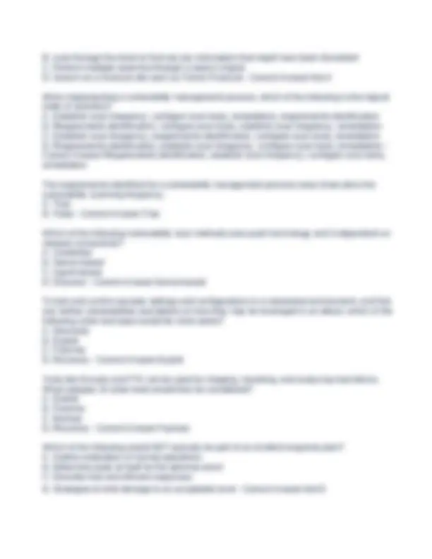 Cyber Security Analyst Quiz (Fed VTE) Exam: Questions and Answers ...