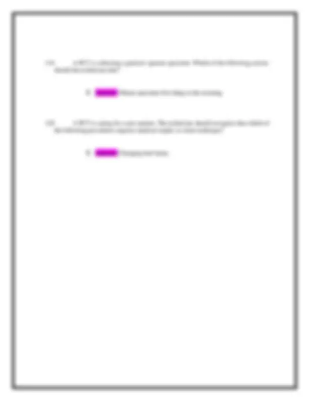 Patient Care Technician (PCT) Certification Exam Questions and Answers ...