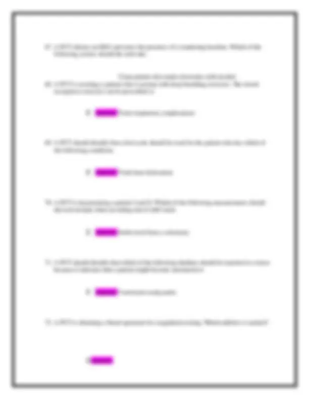 Patient Care Technician (PCT) Certification Exam Questions and Answers ...