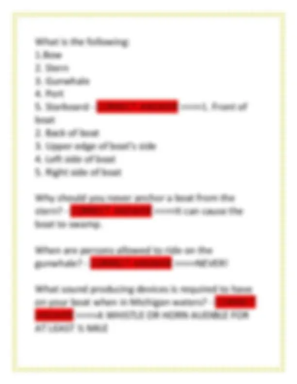 Boater's Safety Exam 2024: 150 Questions with Answers | Exams Workplace ...