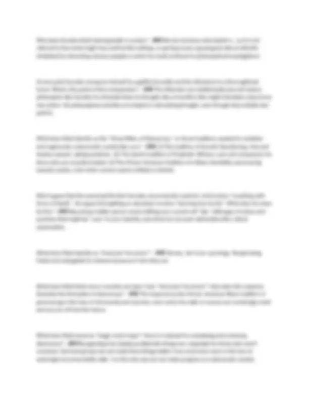 Philosophy Final Exam Practice Questions And Answers | Exams Philosophy ...