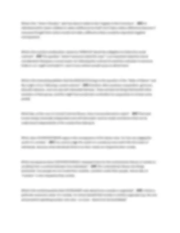 Philosophy Final Exam Practice Questions And Answers | Exams Philosophy ...