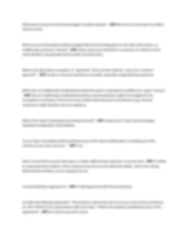 Philosophy Final Exam Practice Questions And Answers | Exams Philosophy ...