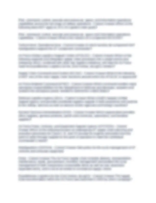 Air Force Logistics Readiness Squadron (LRS) Exam Questions and Answers ...