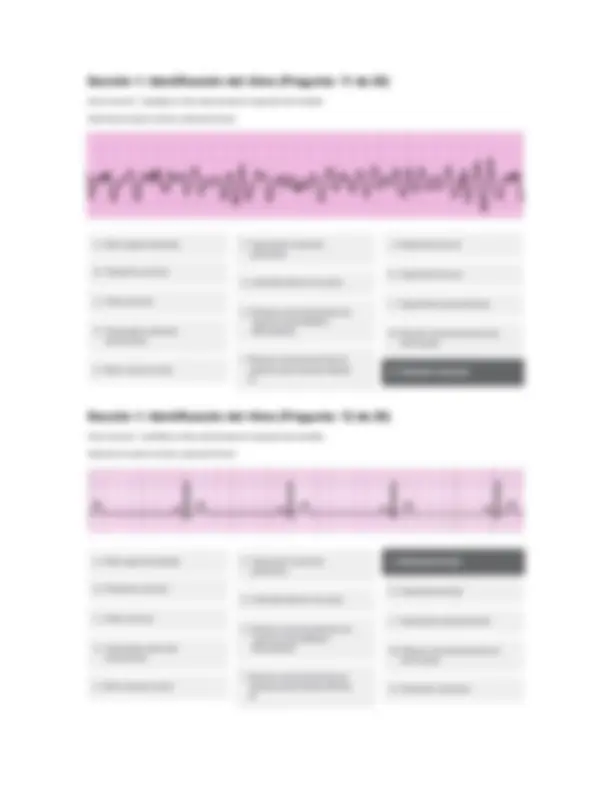 Autoevaluación ACLS 2020-2024 | Exámenes de Medicina | Docsity