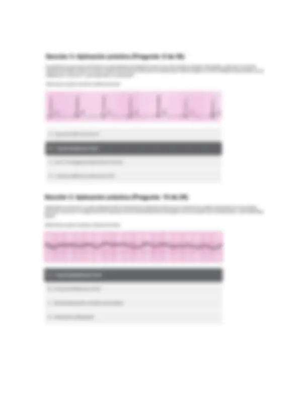 Autoevaluación ACLS 2020-2024 | Exámenes de Medicina | Docsity