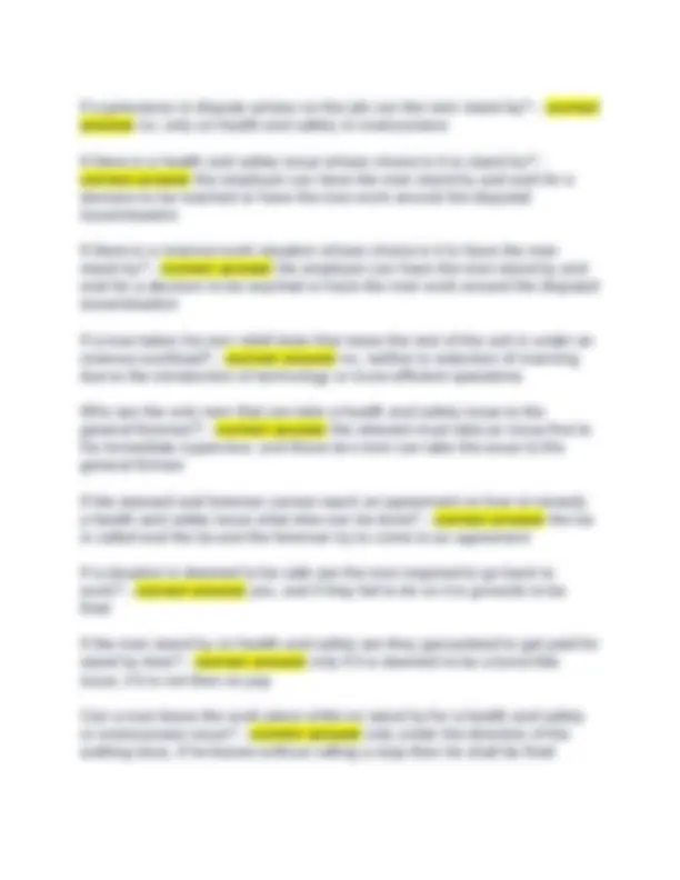Contract-Foreman Questions and Answers: A Guide to Labor Contract ...