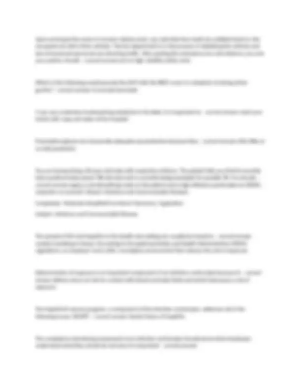 EMT Eleventh Edition - Chapter 2: Workforce Safety and Wellness | Exams ...