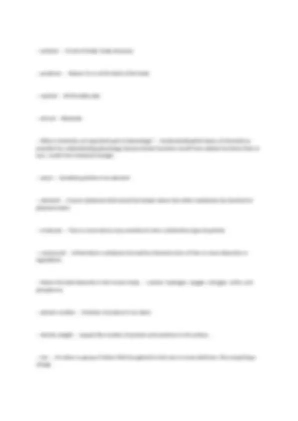 APHY 101 Midterm Study Notes: Anatomy and Physiology Basics | Exams ...