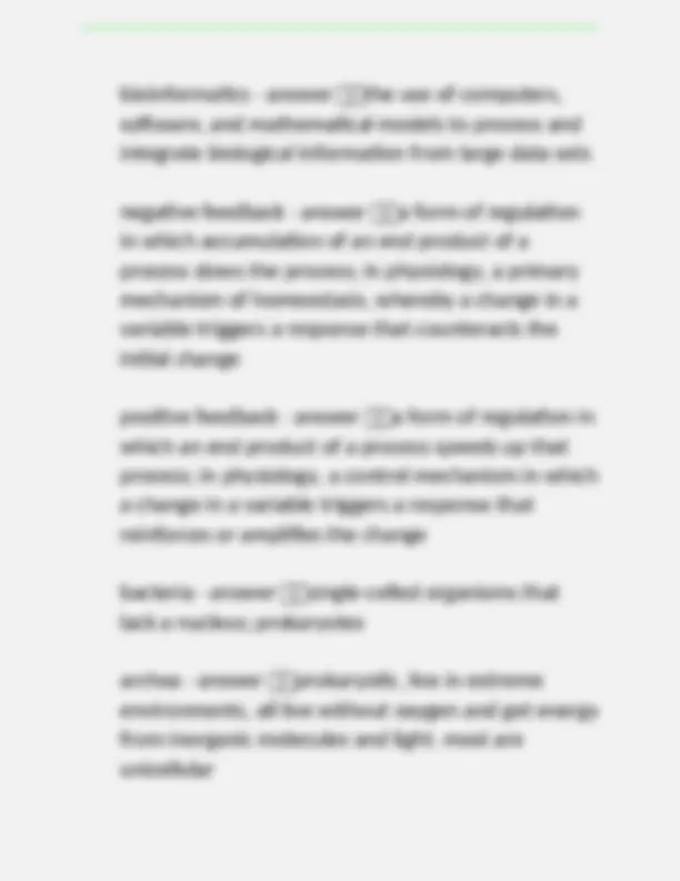 Campbell Biology 10th Edition - Chapter 1 Exam: Evolution and the ...