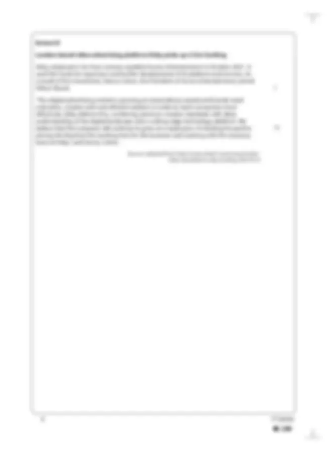 Pearson Edexcel MERGED Question paper & mark scheme GCE A Level In ...