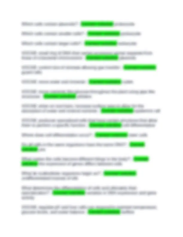 Biology EOC Review: 440 Questions and Answers for 2024-2025 | Exams ...