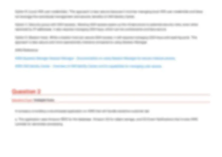 AWS SAA-C03 Exam Preparation: Multiple Choice Questions and Answers | Quizzes Information ...