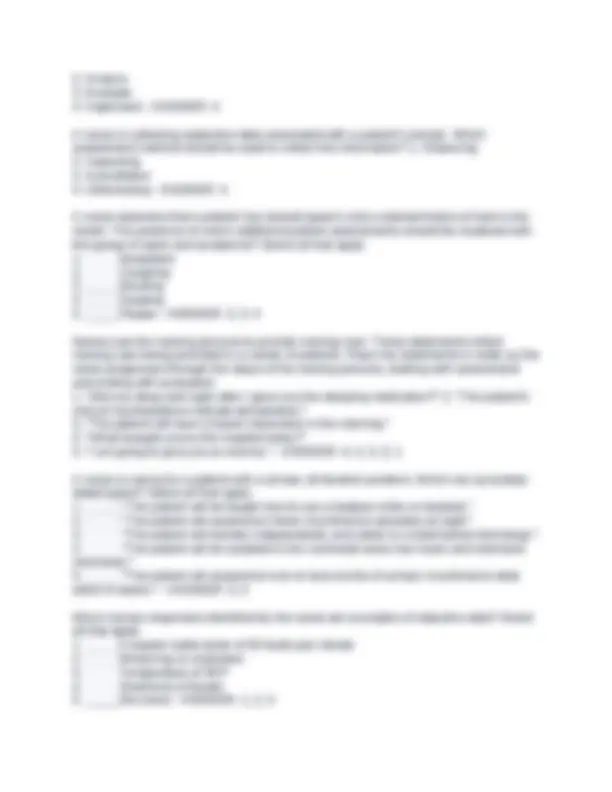 Nursing Process Practice Questions with Correct Detailed Answers ...