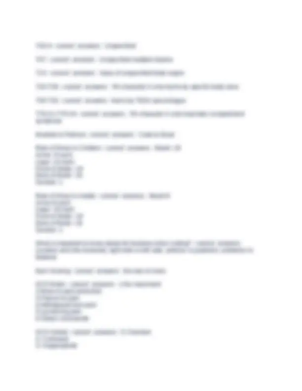 CSTR Exam Study Guide Part 4: ICD-10 Coding and Trauma | Exams Nursing | Docsity