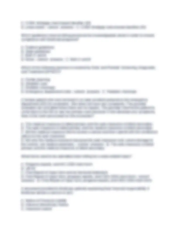 AAPC CPB Practice Exam A: Medical Billing Questions and Answers | Exams Nursing | Docsity