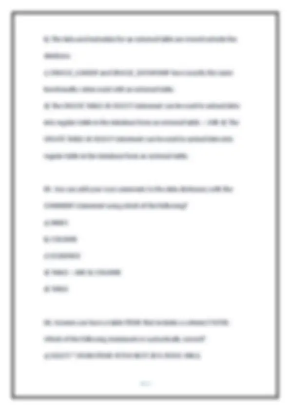 Oracle Database SQL (1Z0-071) Certification Exam Practice Questions ...