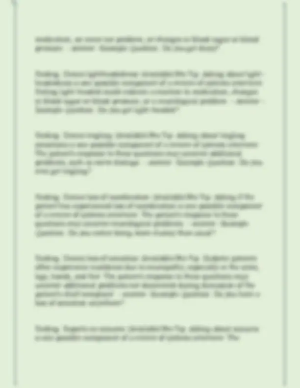 Shadow Health - Tina Jones: Health History Exam - Questions and Answers ...