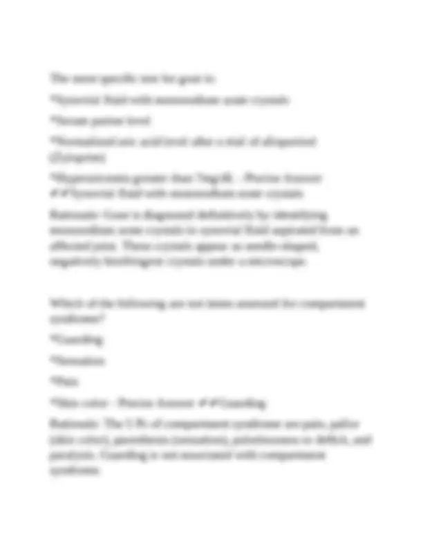 CEA EXAM 2025 WITH 100% CORRECT ANSWERS | Exams Nursing | Docsity