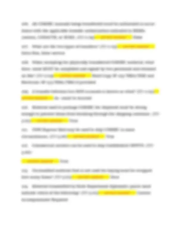 Basic COMSEC Policies and Procedures Questions with Verified Correct ...