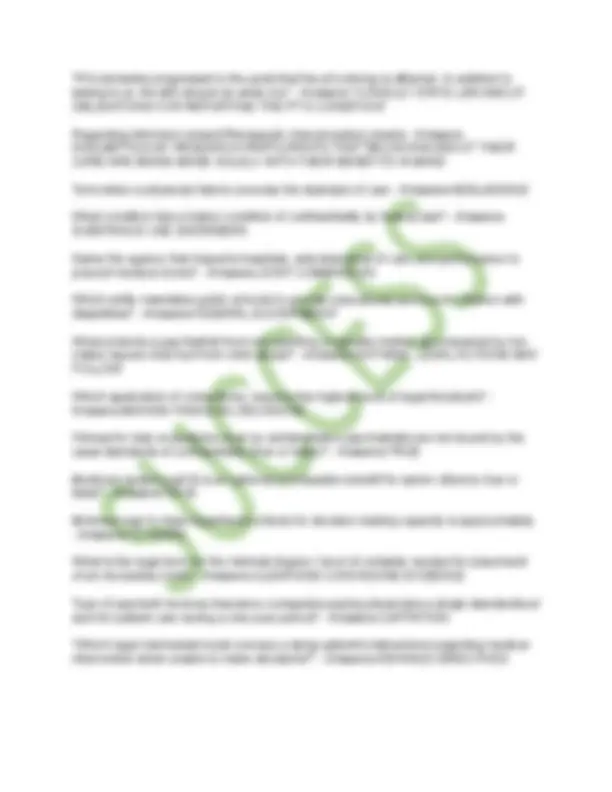 Biostatistics: Multiple Choice Questions and Answers | Exams Nursing | Docsity