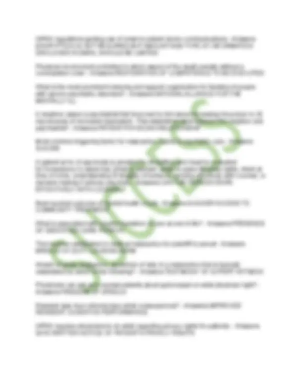 Biostatistics: Multiple Choice Questions and Answers | Exams Nursing | Docsity