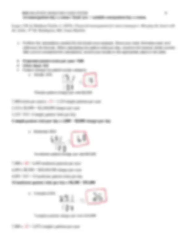 NR 533 Week 5 Assignment; Break-Even Analysis Case Study | Assignments ...