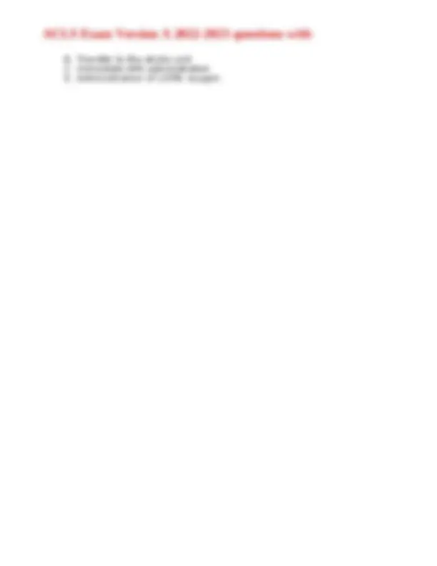 ACLS Exam Version A 2024-2025: Practice Questions and Answers | Exams ...