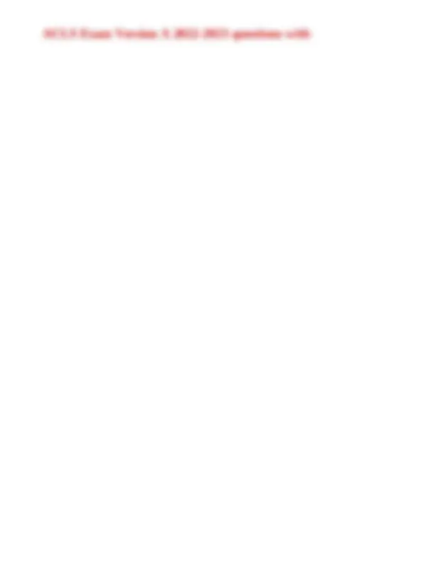 ACLS Exam Version A 2024-2025: Practice Questions and Answers | Exams ...