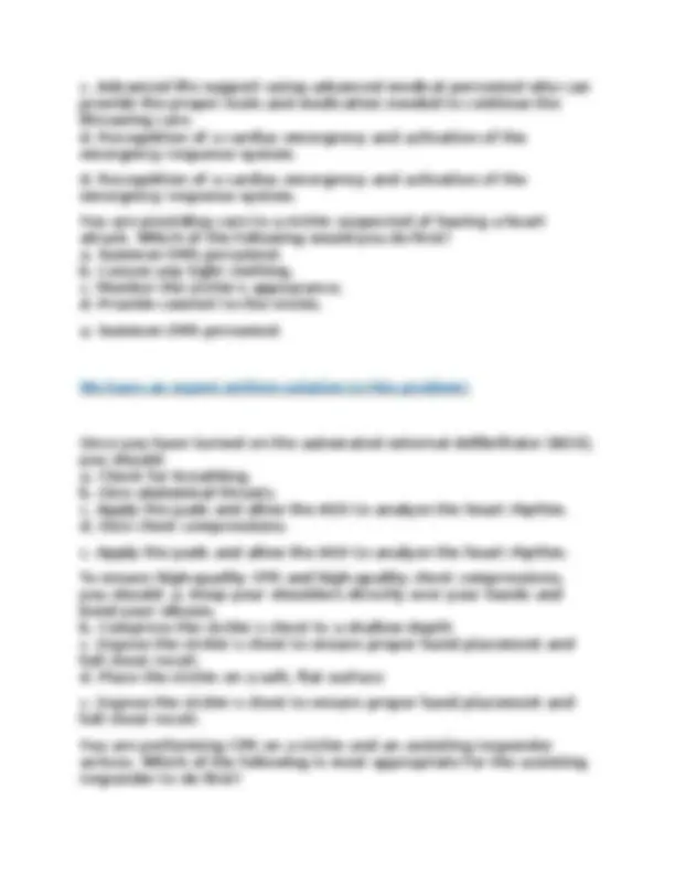 American Red Cross Lifeguard Course Written Exam Practice Test 2023 ...