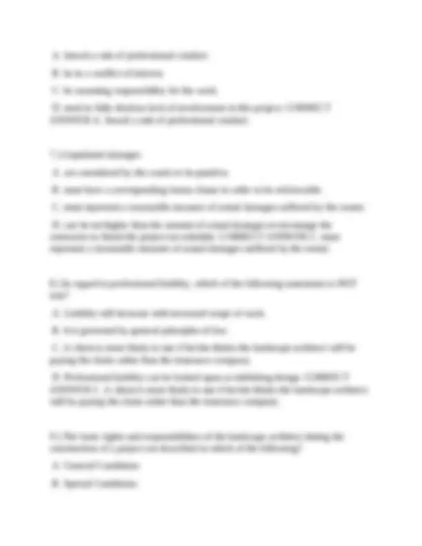 LARE Section 4: Project & Construction Administration Practice Test ...