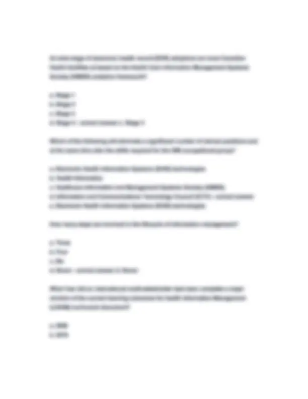 CHIMA NEC - Introduction and HIM.pdf | Exams Nursing | Docsity
