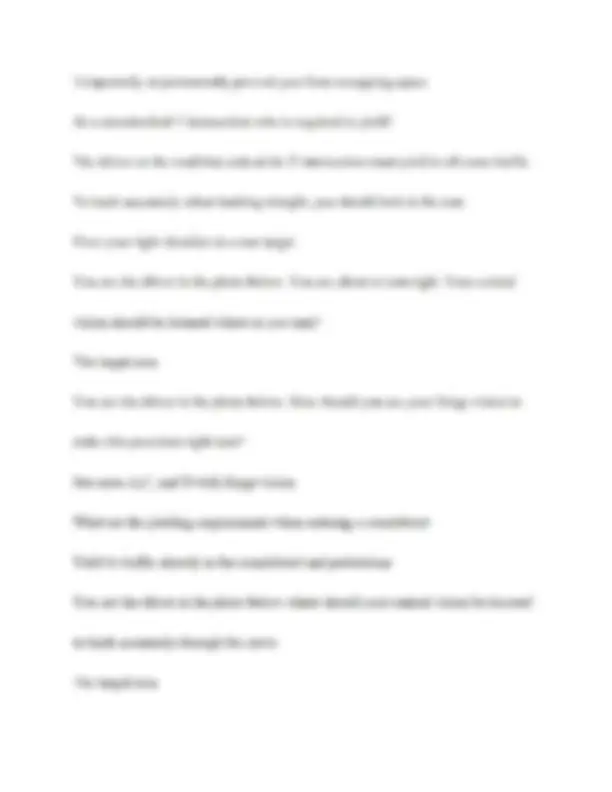 Drivers Ed final test| Answered 100% Correctly| Complete Solution Guide ...