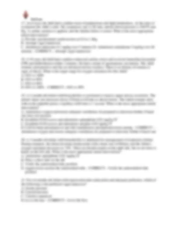 AHA Pediatric Advanced Life Support Actual Exam Questions And Verified ...