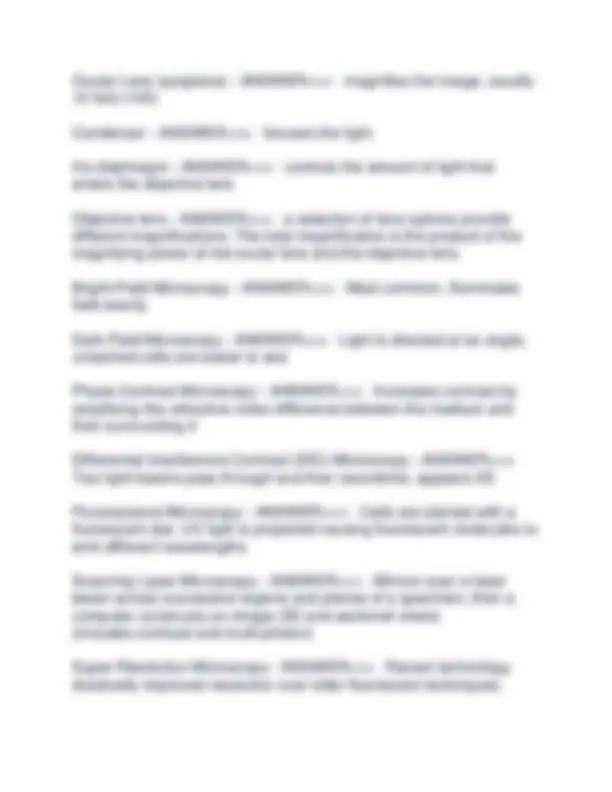 Straighterline Microbiology BIO250L Lab 3 Structure.pdf | Exams Nursing ...