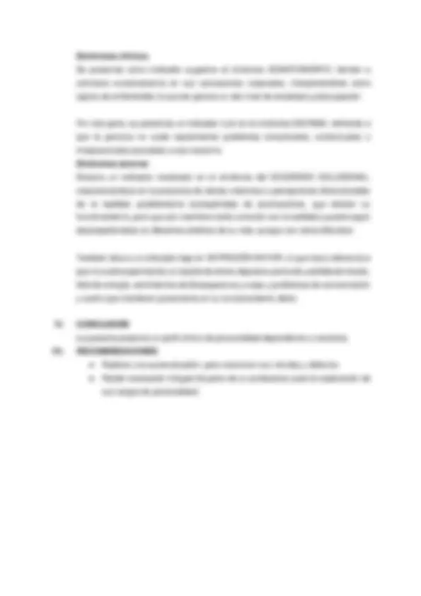 INFORMES PSICOLÓGICOS | Guías, Proyectos, Investigaciones de Diagnóstico | Docsity