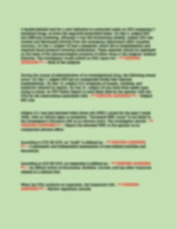 Good Clinical Practice (GCP) exam with correct answers | Exams Clinical ...