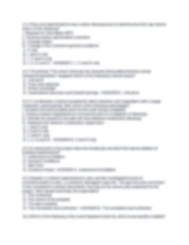 LARE section 4 Project & Construction Administration | Exams ...