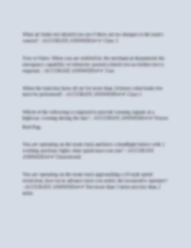 CSX FREIGHT CONDUCTOR EXAM TEST WITH GUARANTEED ACCURATE ANSWERS ...