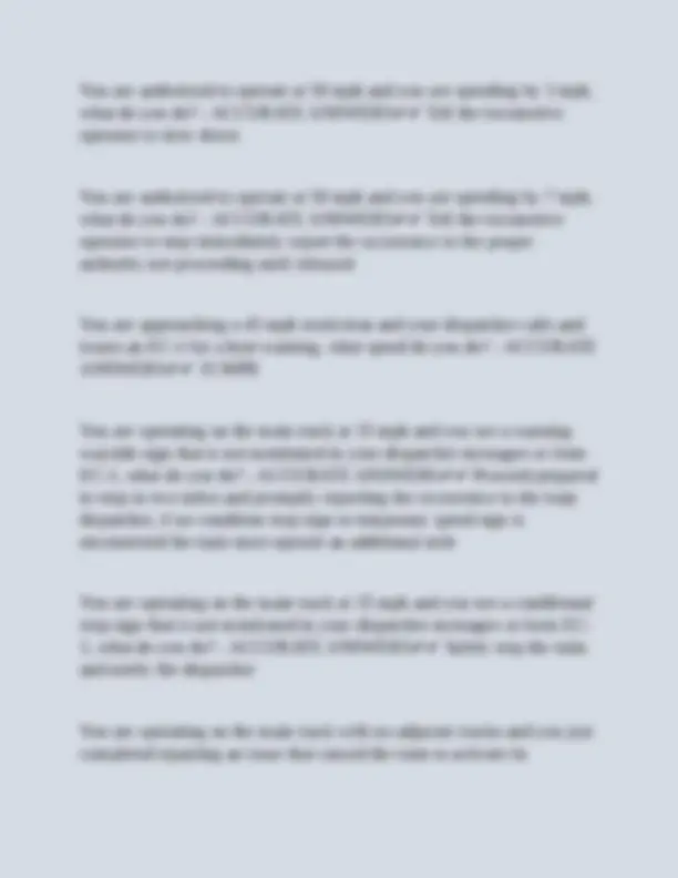 CSX FREIGHT CONDUCTOR EXAM TEST WITH GUARANTEED ACCURATE ANSWERS ...