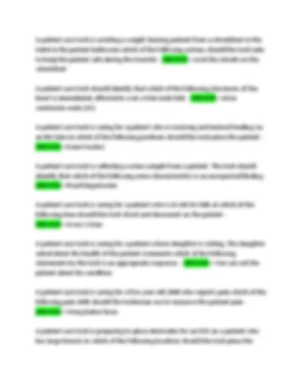 NHA PCT Exam Questions and Answers: A Comprehensive Guide for Patient ...