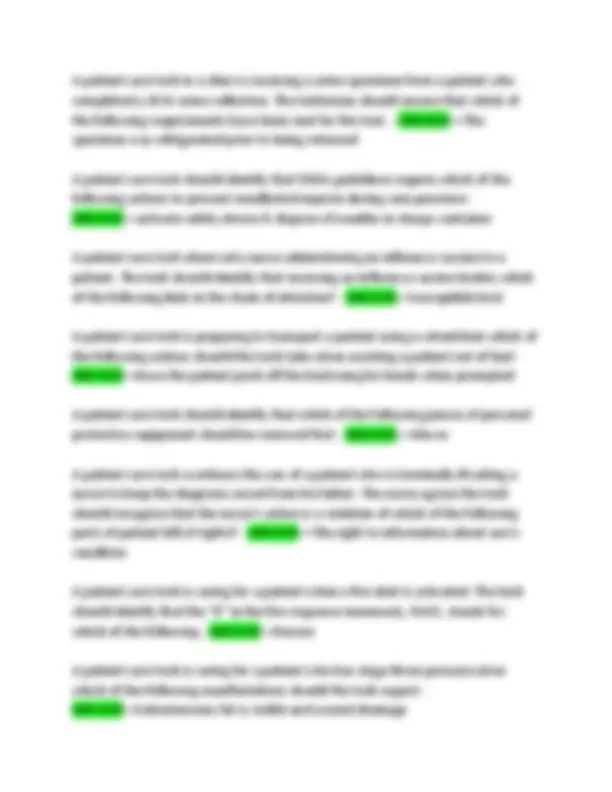 NHA PCT Exam Questions and Answers: A Comprehensive Guide for Patient ...