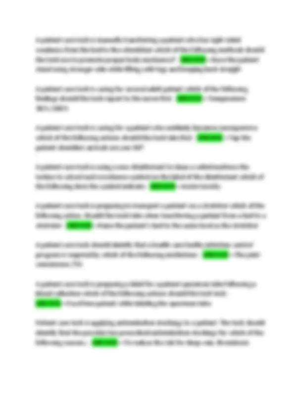 NHA PCT Exam Questions and Answers: A Comprehensive Guide for Patient ...