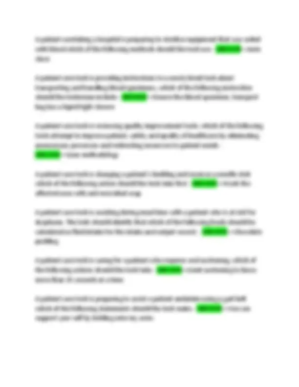 NHA PCT Exam Questions and Answers: A Comprehensive Guide for Patient ...