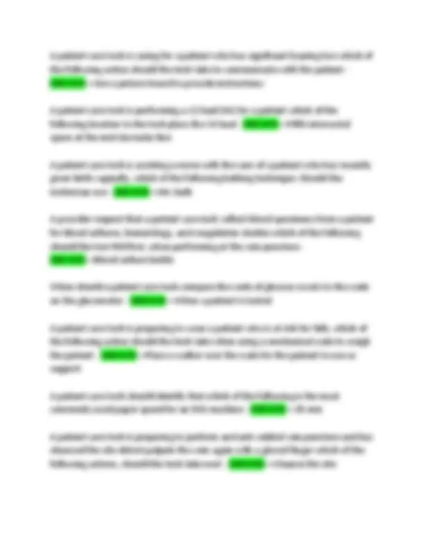 NHA PCT Exam Questions and Answers: A Comprehensive Guide for Patient ...