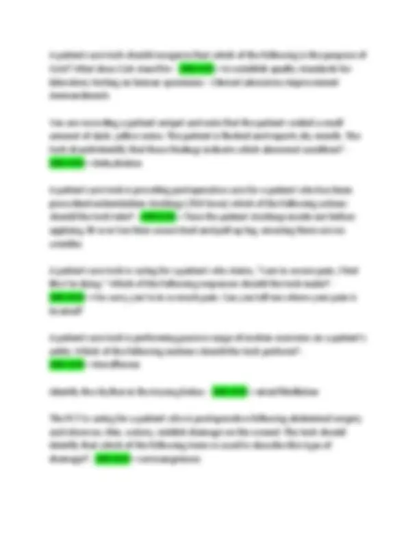 NHA PCT Exam Questions and Answers: A Comprehensive Guide for Patient ...